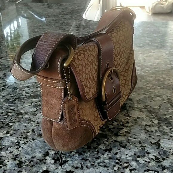 Coach | Bags | Coach Suede Bag | Poshmark